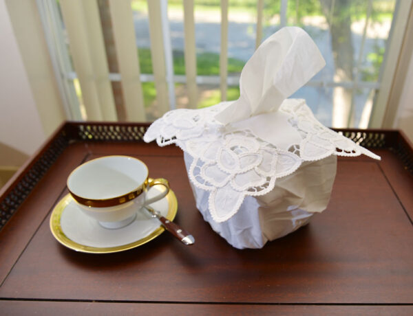 Imperial Battenburg Tissue Box Cover Boutique – Battenburg Happy Hearts